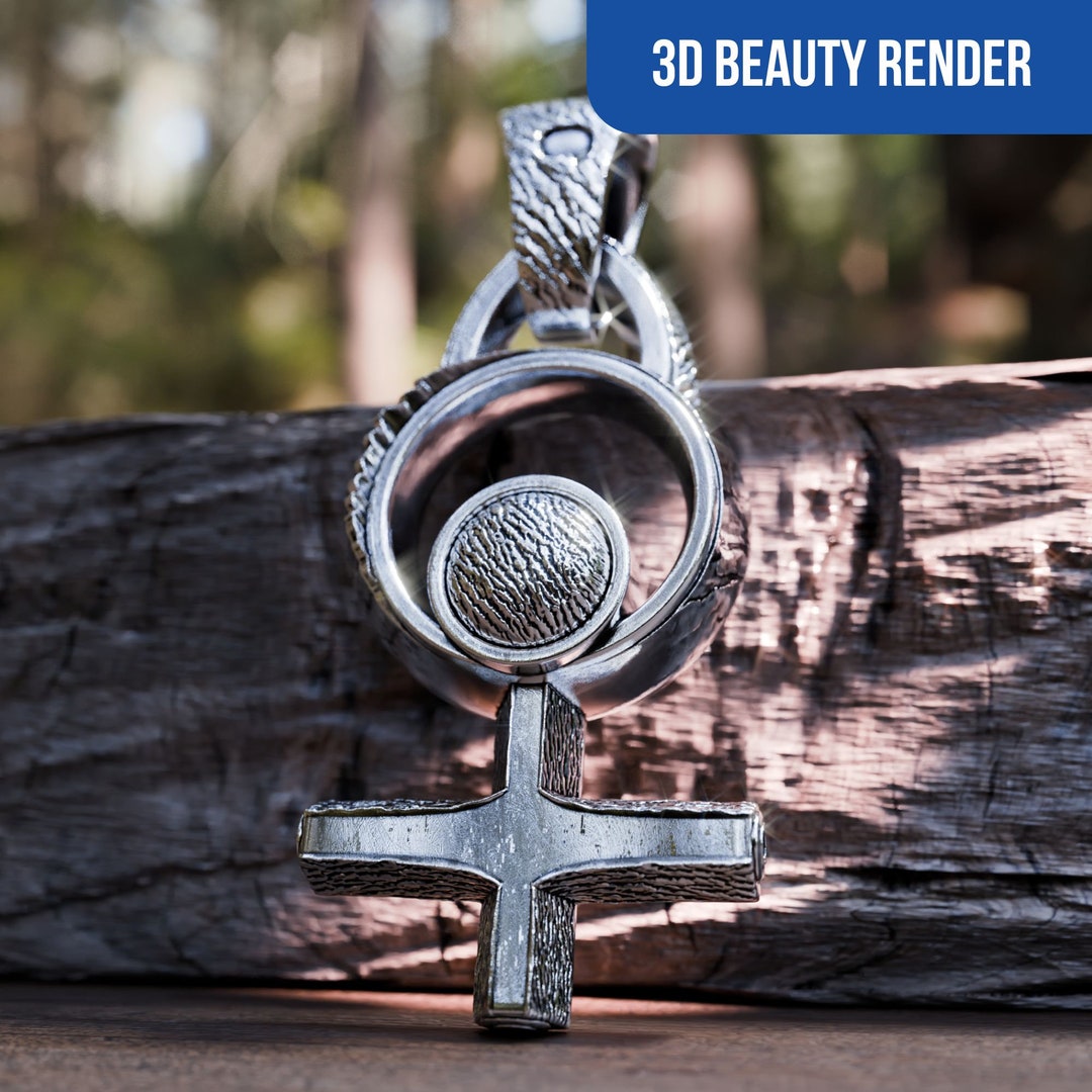Female Gender Sign Pendant STL - 3D Printable Feminist Necklace ...