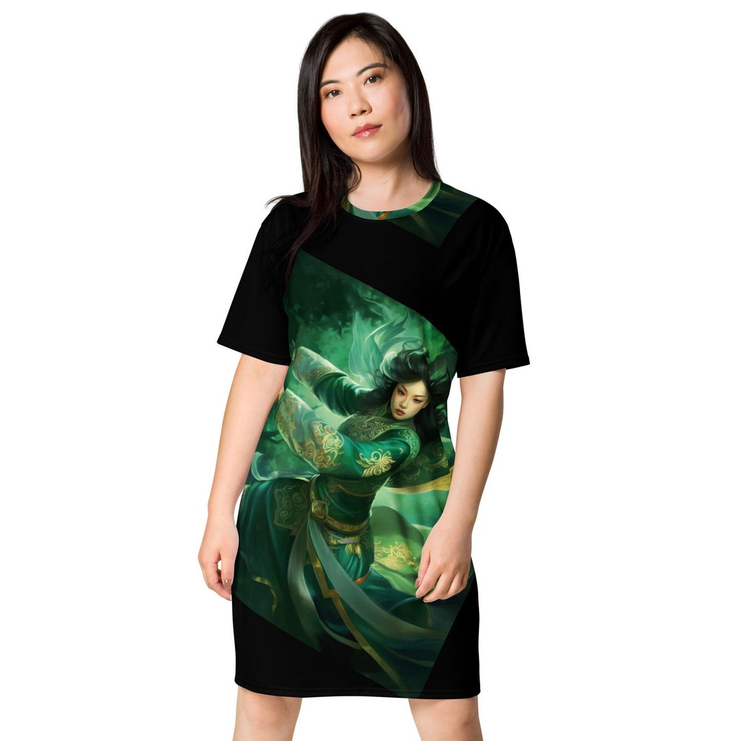 Empowered by Legends: Hua Mulan Chinese Fairy Style T-shirt Dress ...