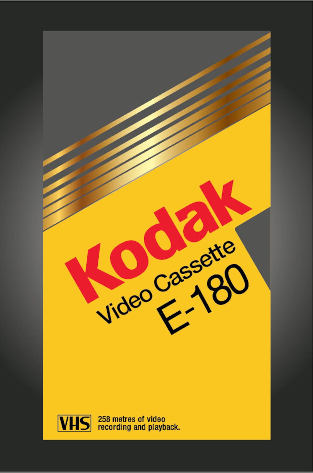 Vintage Kodak VHS Tape Poster Retro Video Nostalgia 80s 90s Vibes ...