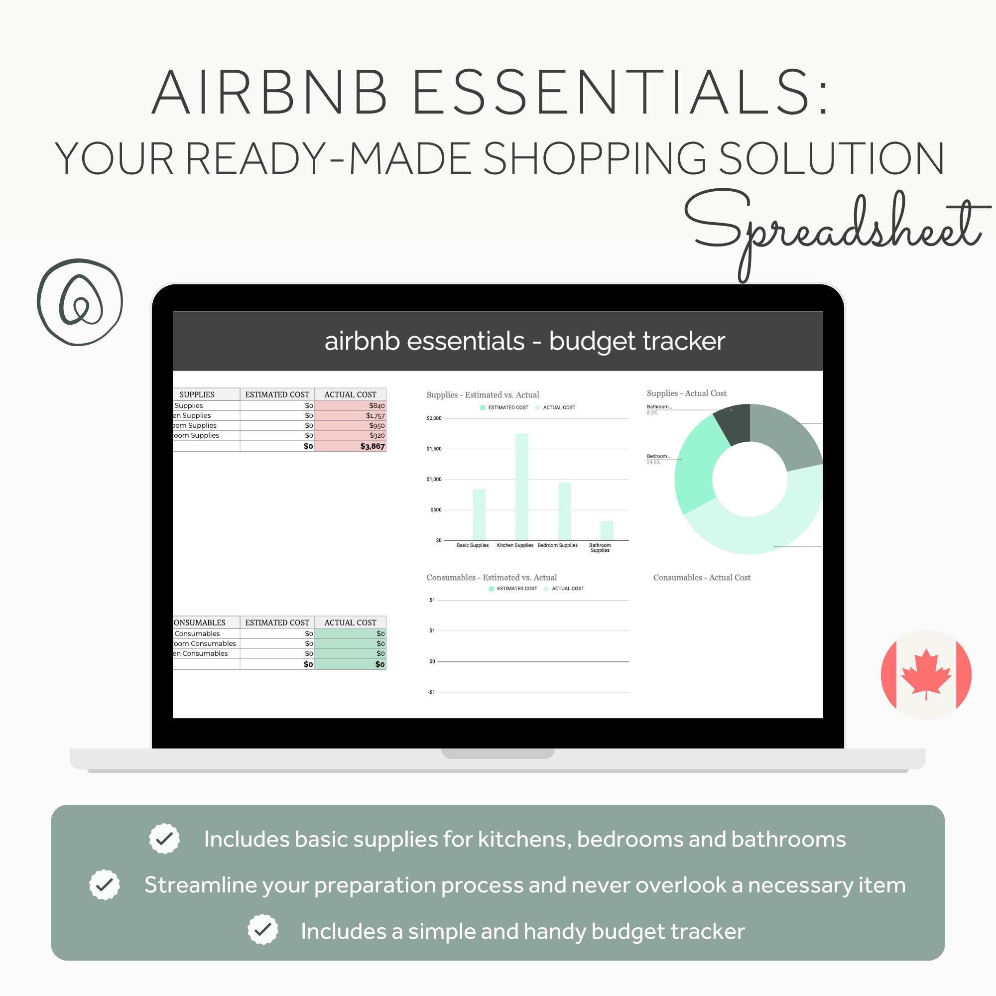 Airbnb Inventory Sheet | Airbnb Spreadsheet | Google Sheets | Airbnb ...
