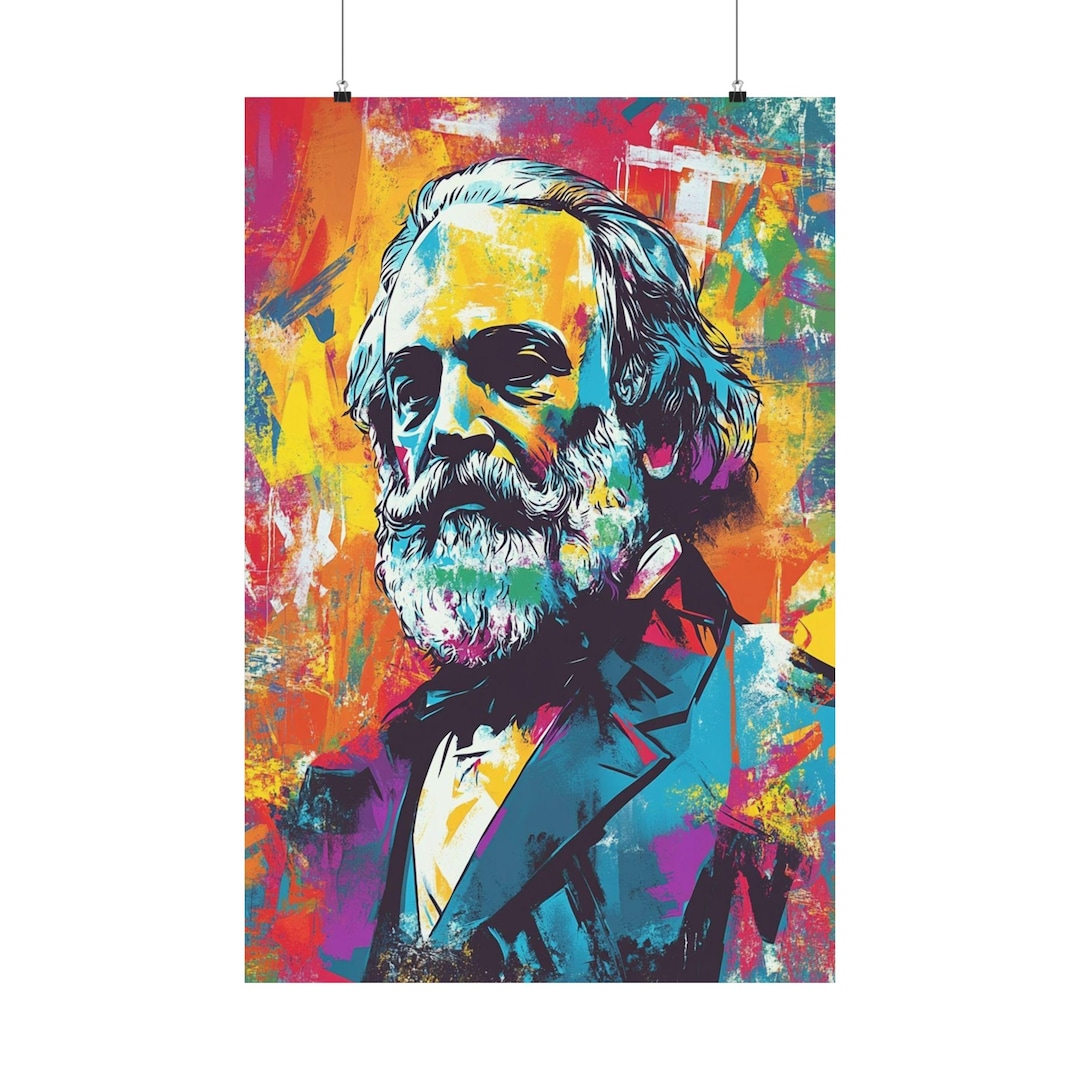 Karl Marx: Revolution in Color Poster - Etsy