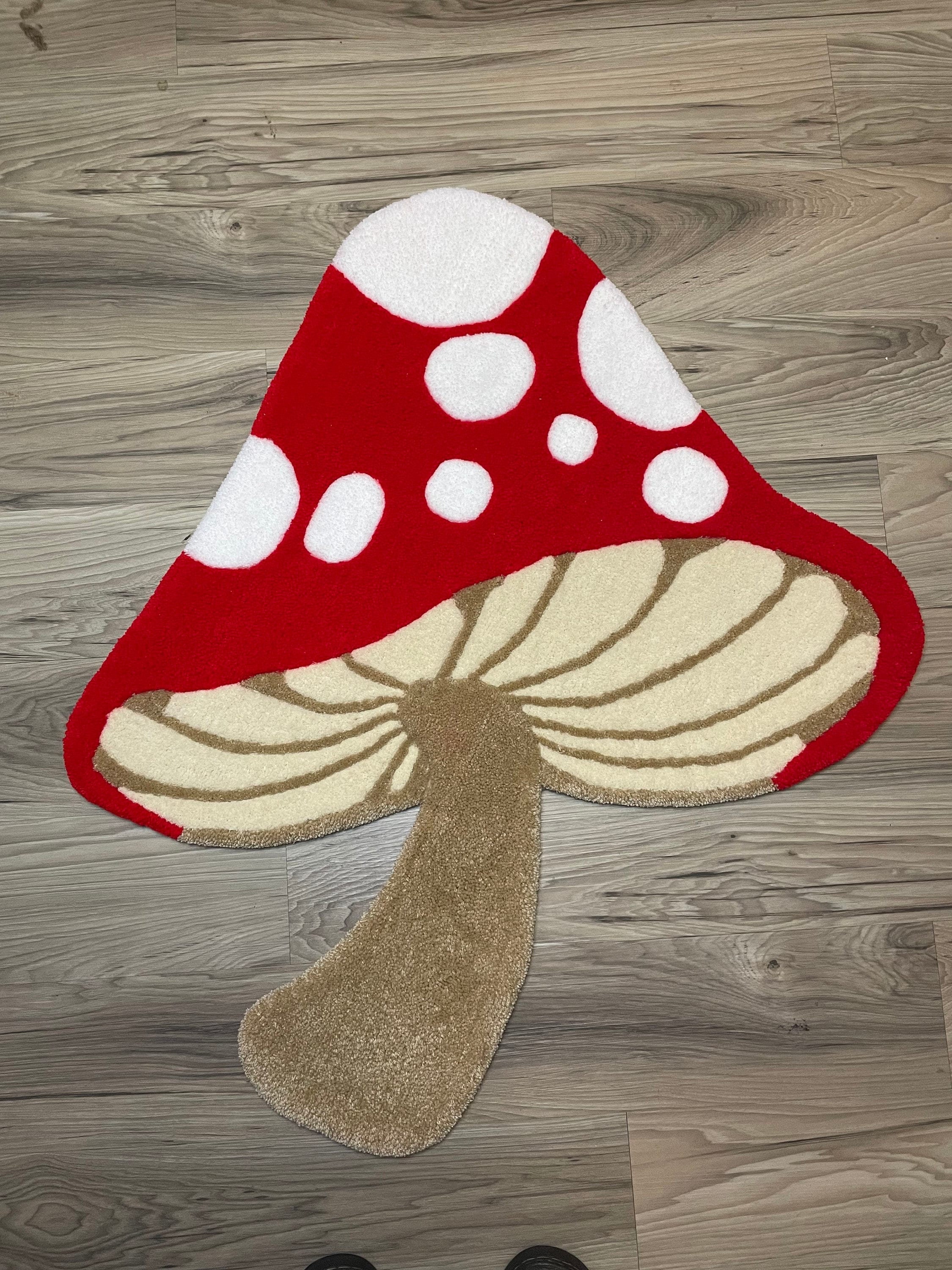 Custom Mushroom Tufted Rug - Etsy