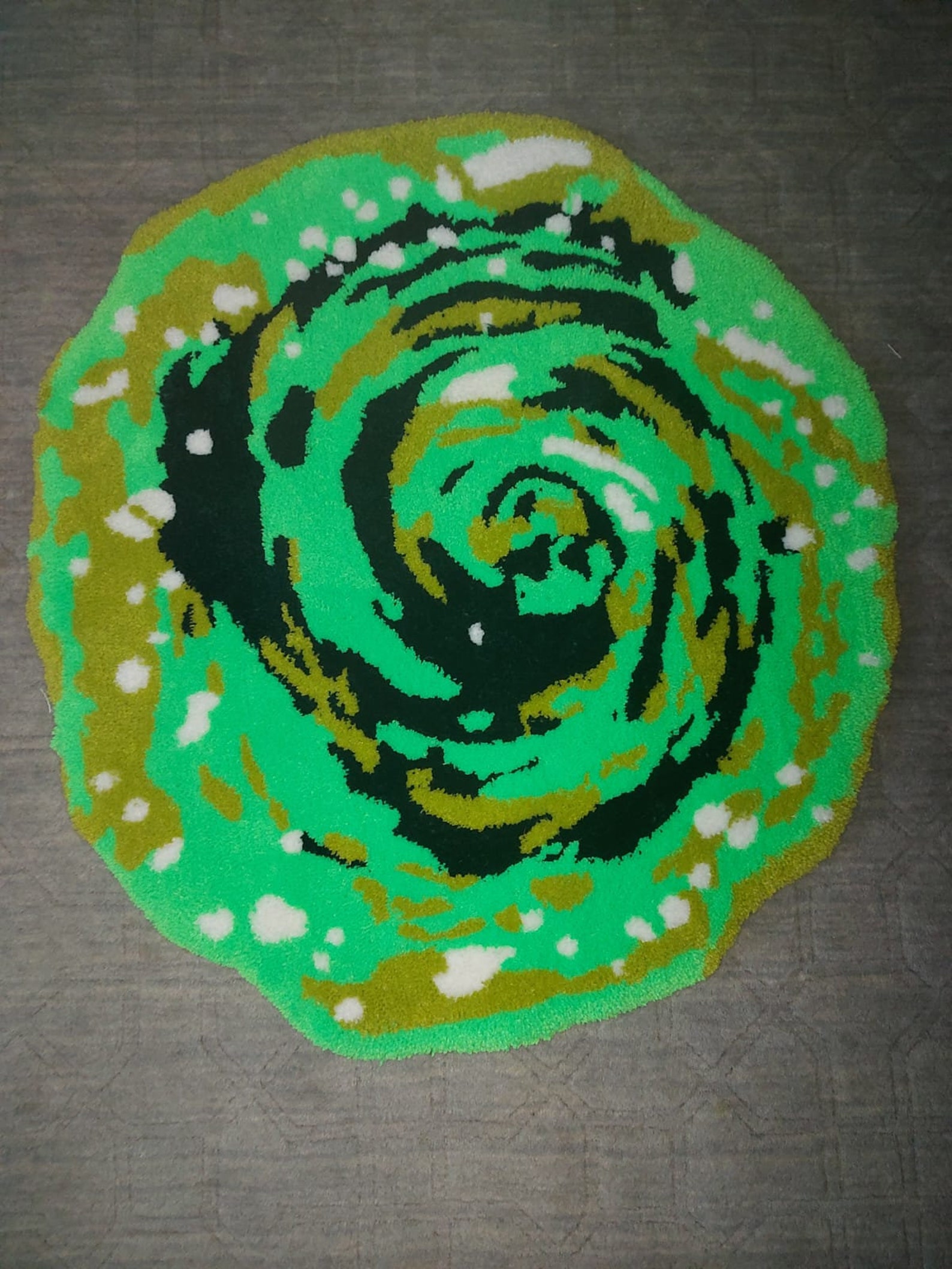 Rick and Morty Hand Tufted Custom Rug - Etsy