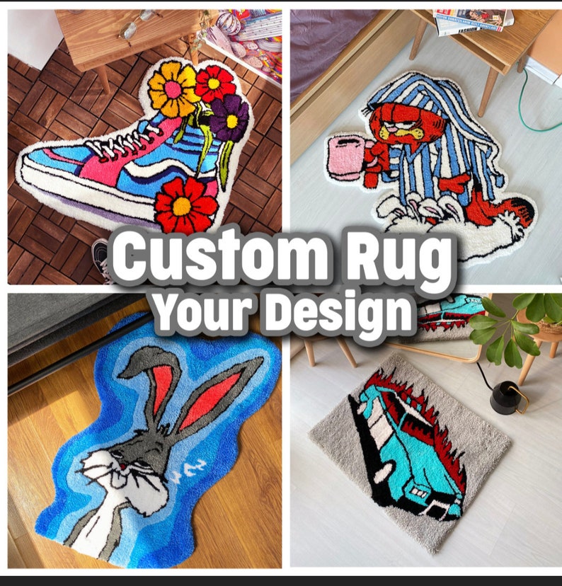 Custom Handmade Tufted Rugs or Wall Hanging - Etsy