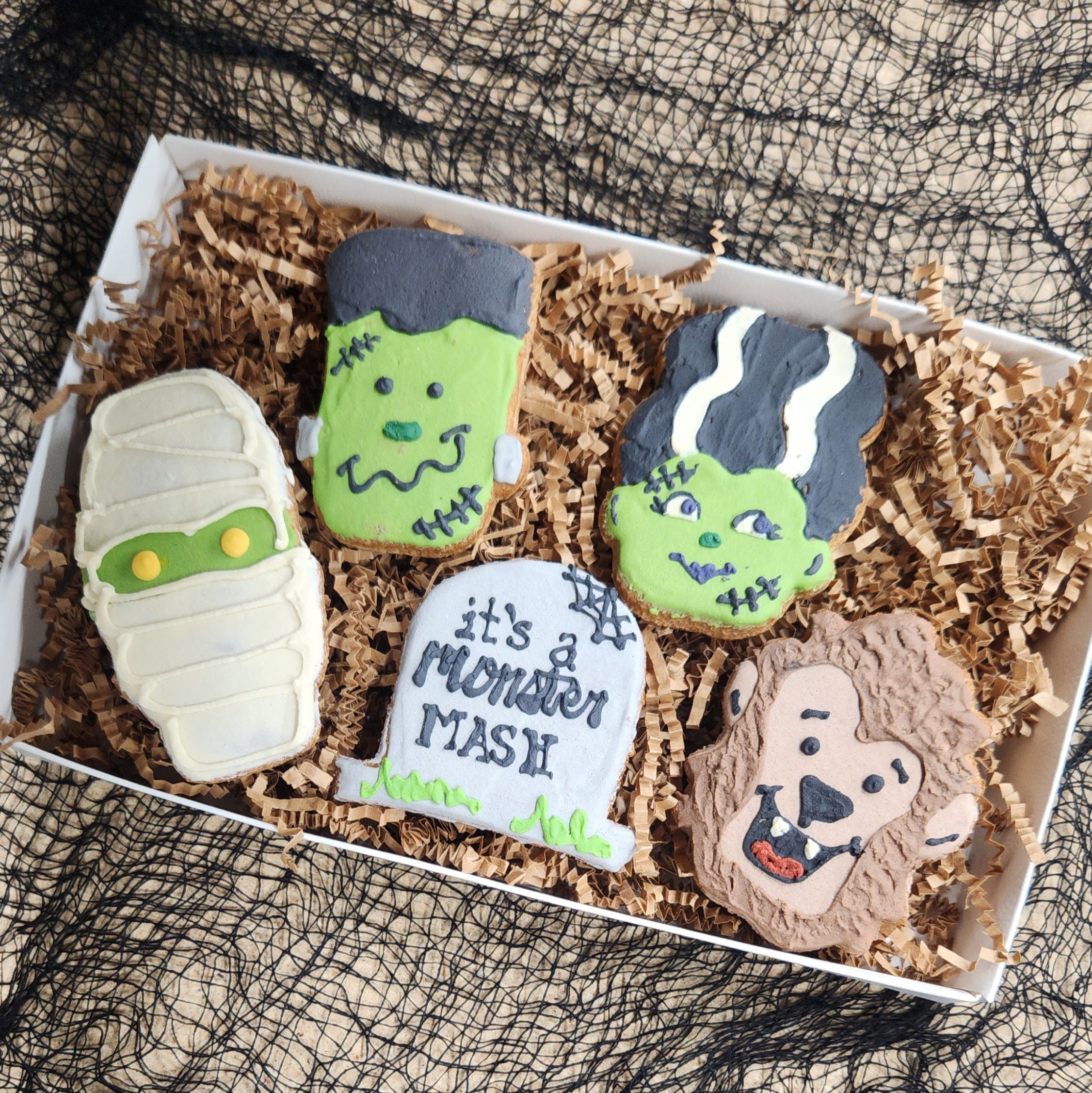 Monster Mash Dog Cookie Box - Etsy
