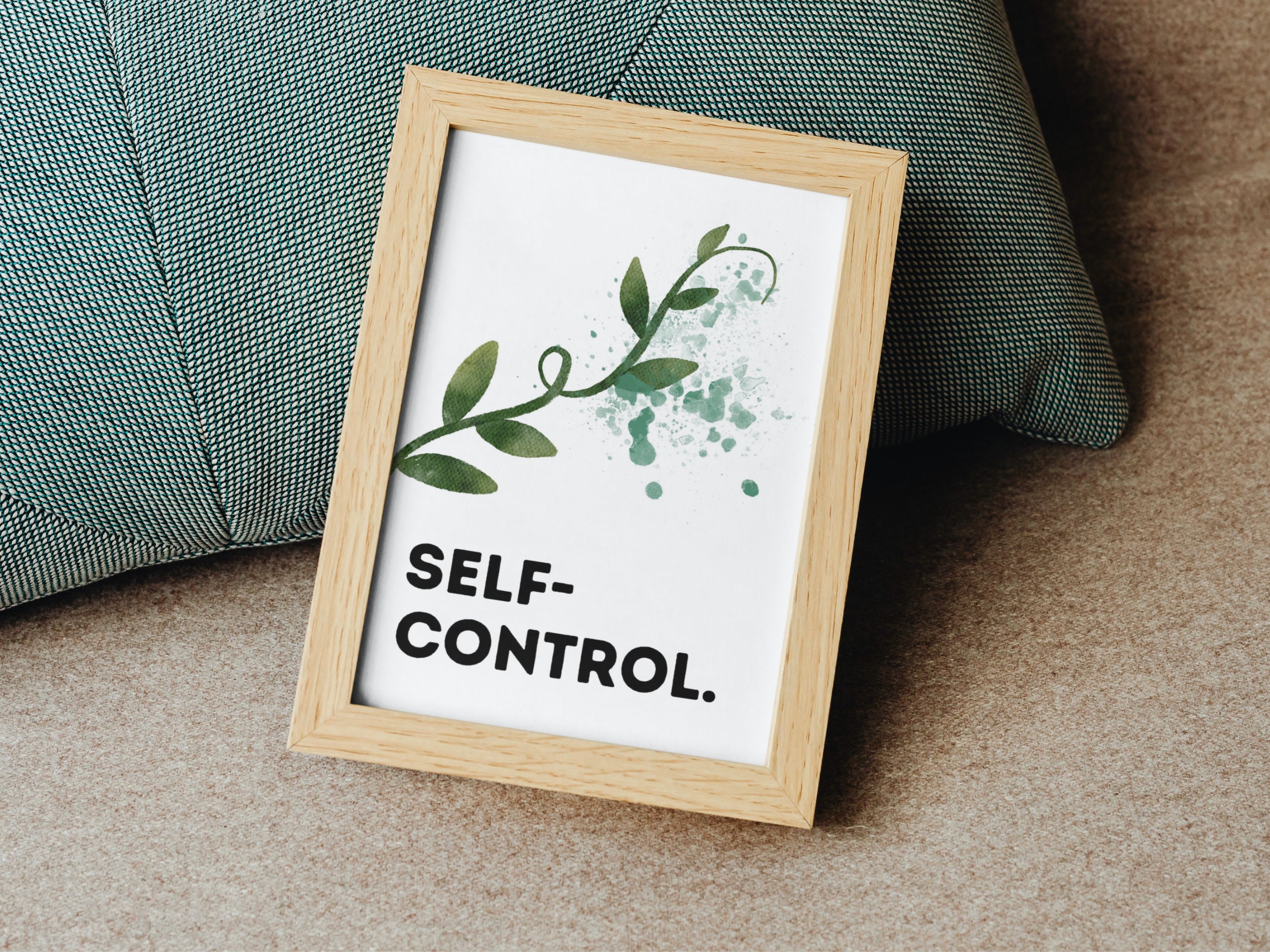 Self-control - Fruit of the Holy Spirit Printable Digital Download - Etsy