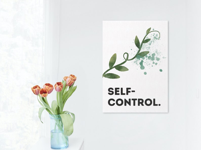 Self-control Fruit of the Holy Spirit Printable Digital Download - Etsy