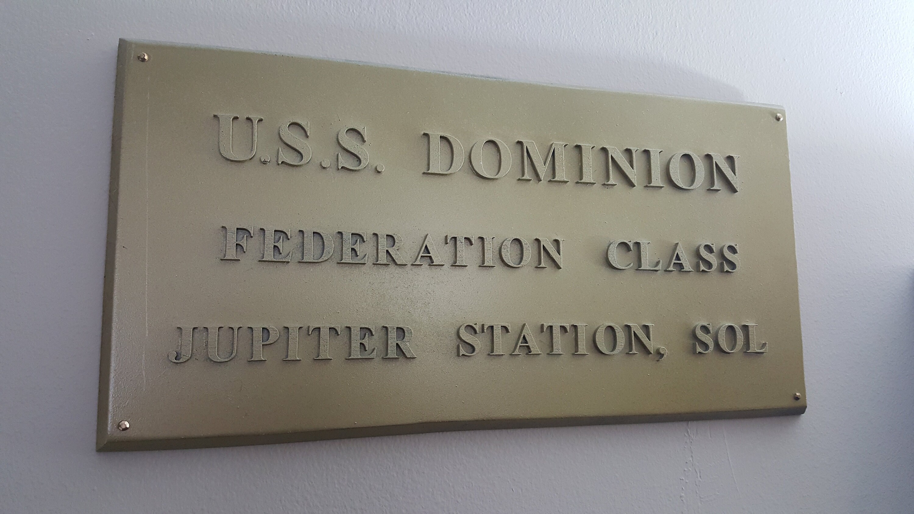 Federation Of Planets Plaque