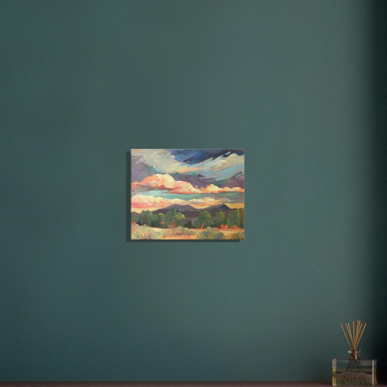 16x20 Desert Landscape Oil Painting Canvas Wall Art Print, Home Decor ...