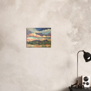 16x20 Desert Landscape Oil Painting Canvas Wall Art Print, Home Decor ...