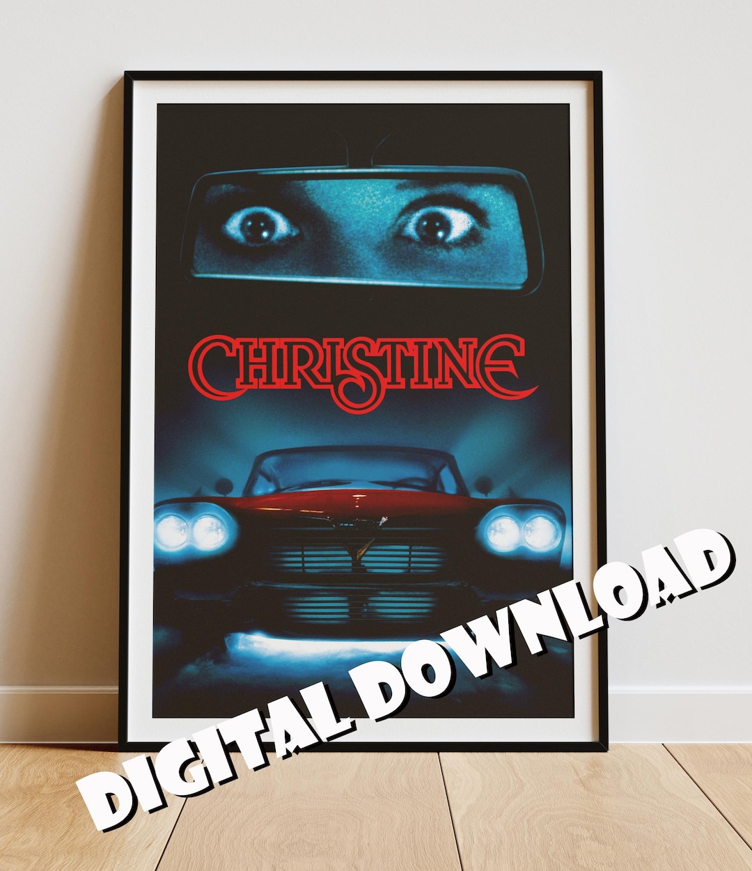 Christine 1983 Movie Poster High-resolution Digital Download in A1, A2 ...