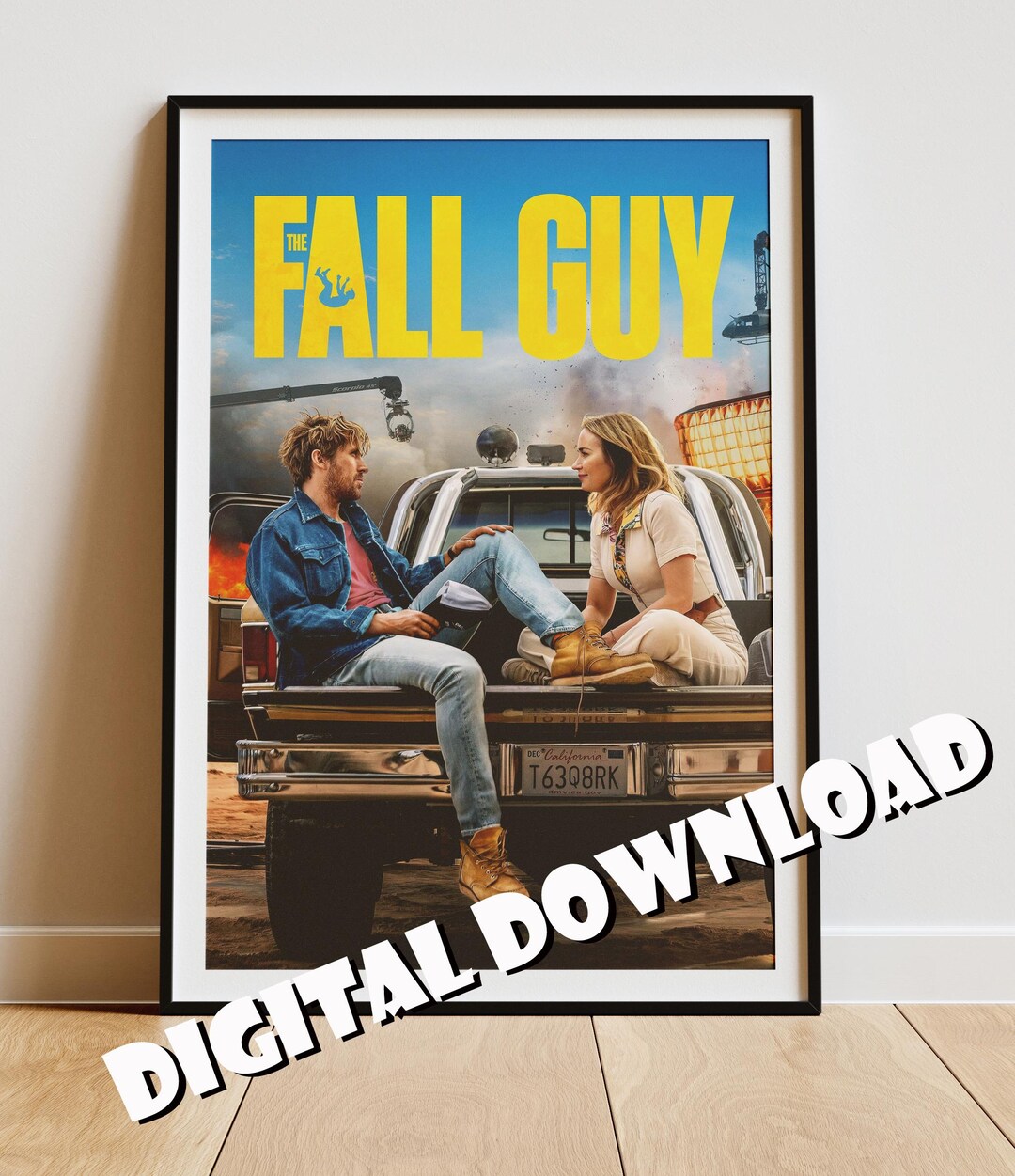 The Fall Guy 2024movie Poster High-resolution Digital Download in A1 ...