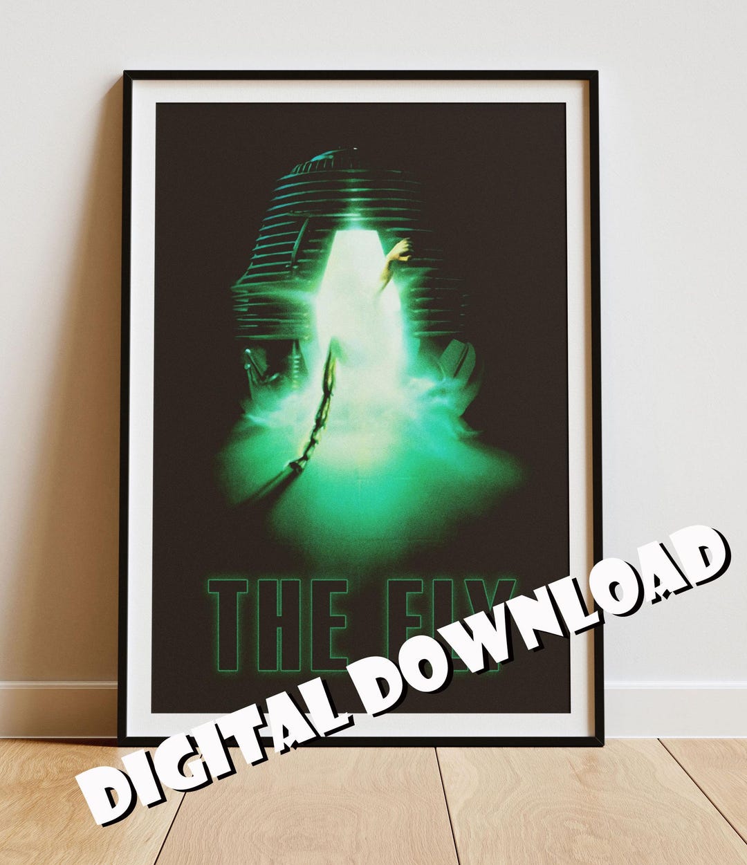 The Fly 1986 Movie Poster Digital Poster Download, 300dpi Jpeg, A1 A2 ...