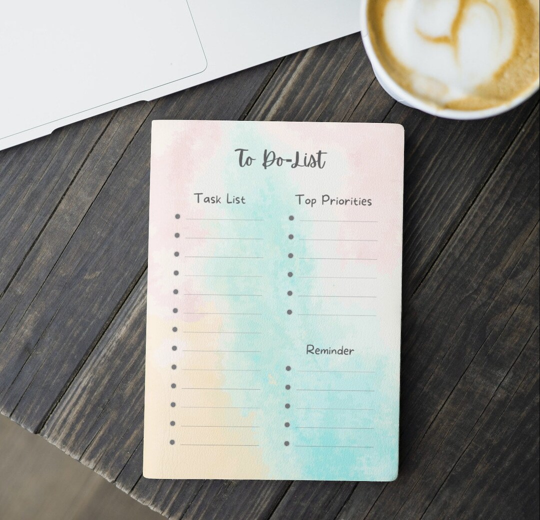 To Do List Pastel | Printable | Digital Download - Etsy
