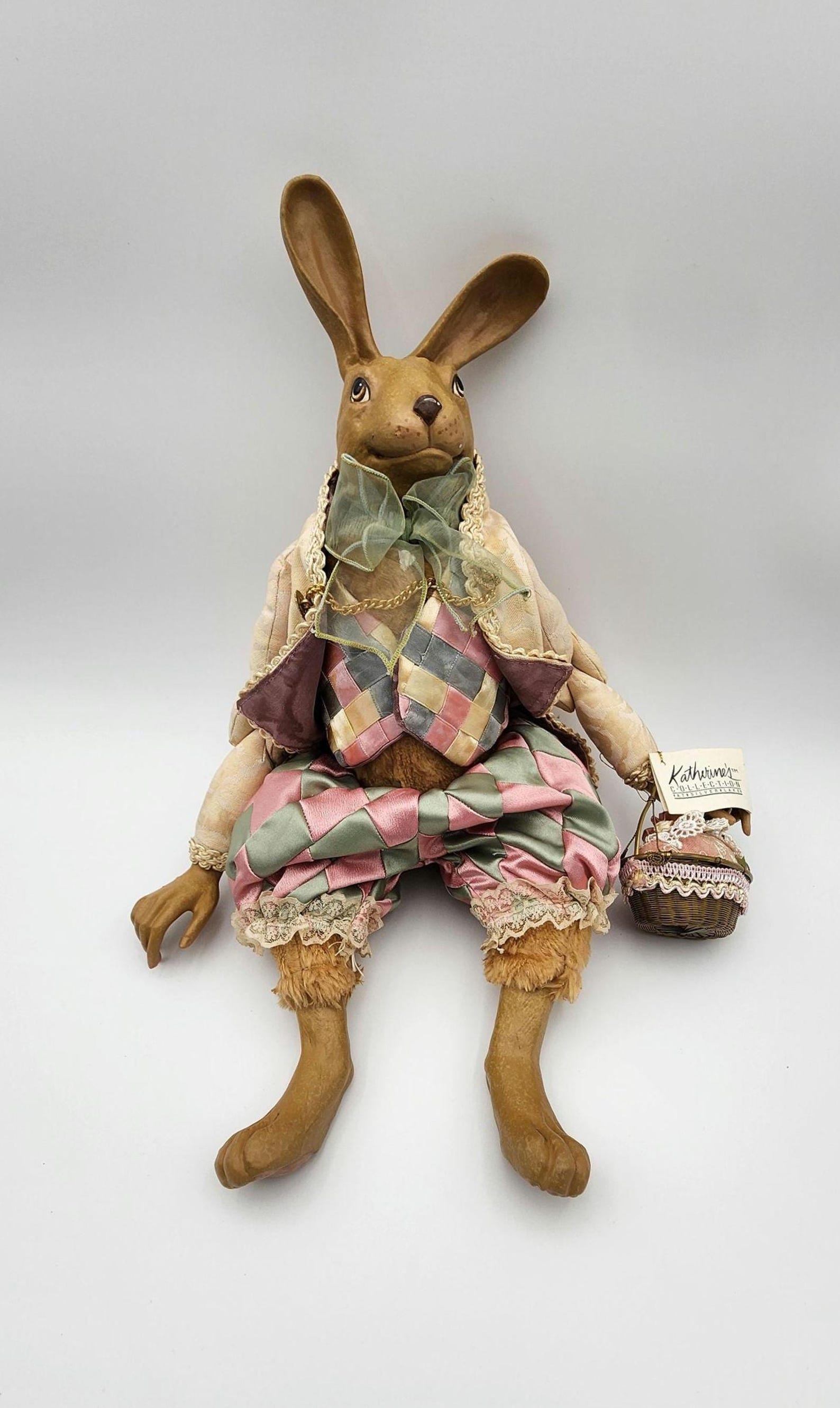 Katherine’s Collection Wayne Kleski Harlequin Rabbit – 24” Vintage ...
