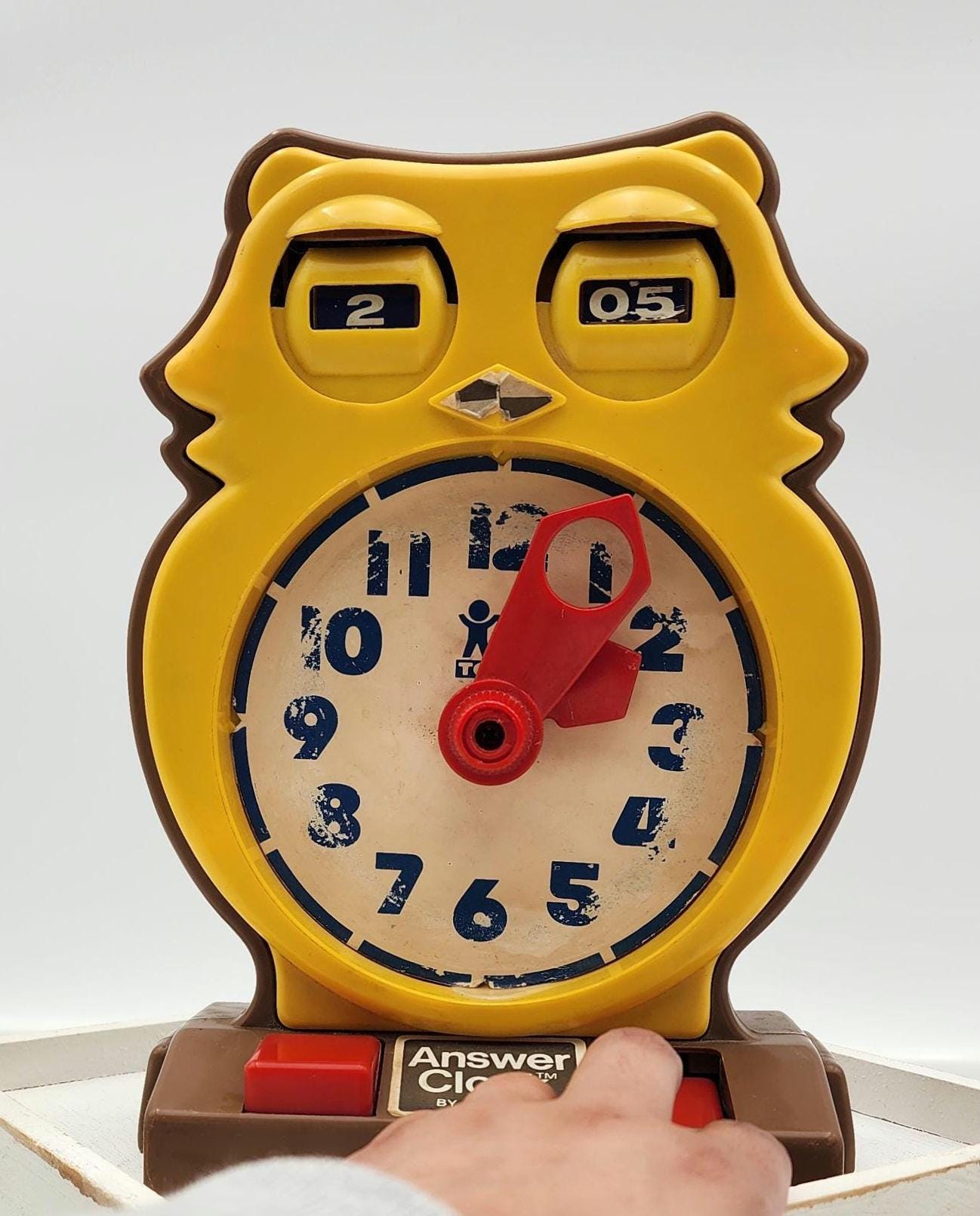 Vintage 1975 Tomy Owl Answer Clock – Educational Toy - Etsy
