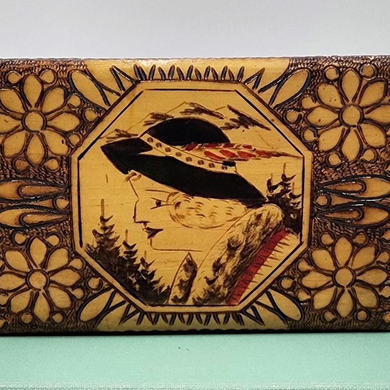 Pyrography Jewelry - Etsy