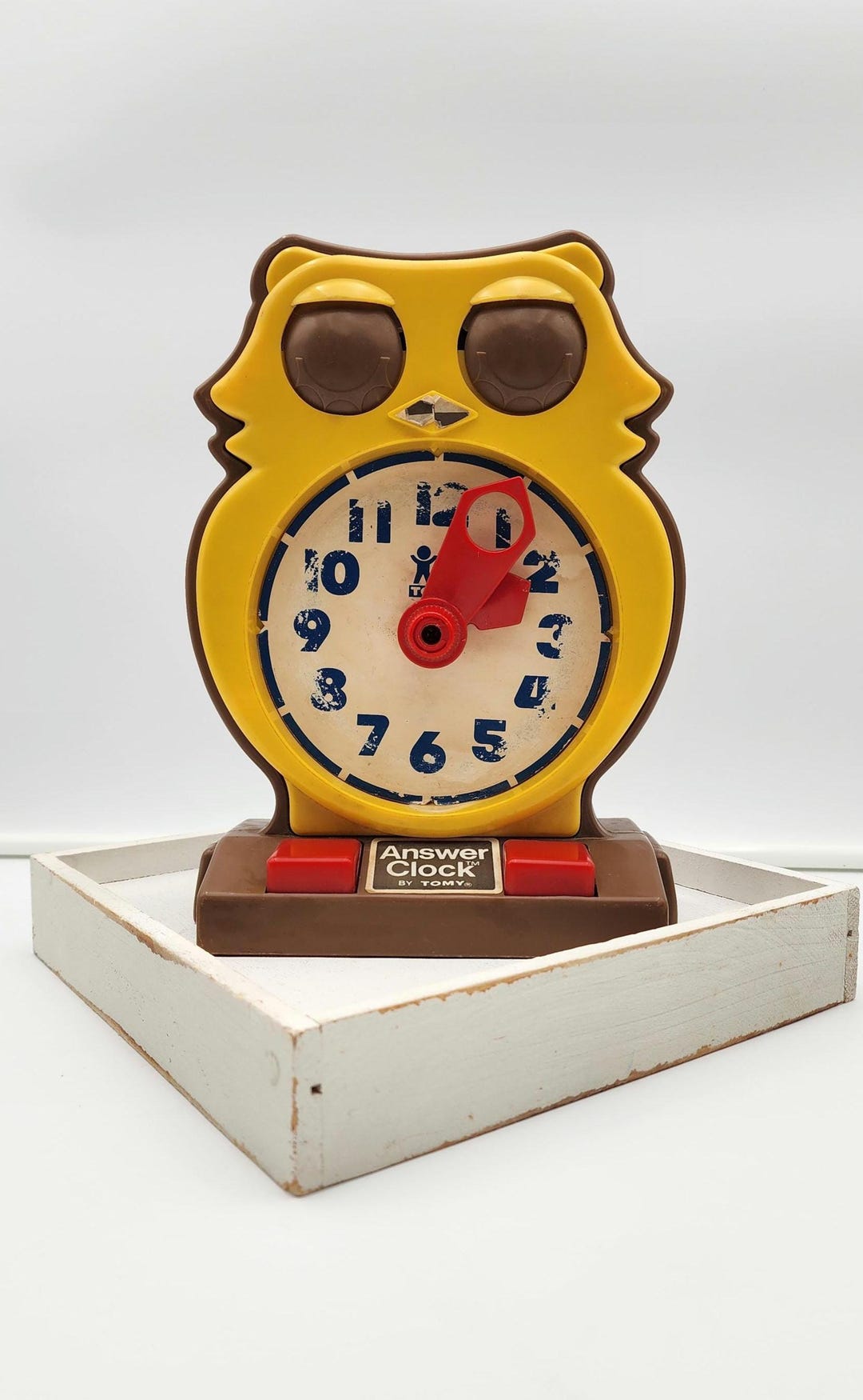 Vintage 1975 Tomy Owl Answer Clock – Educational Toy - Etsy