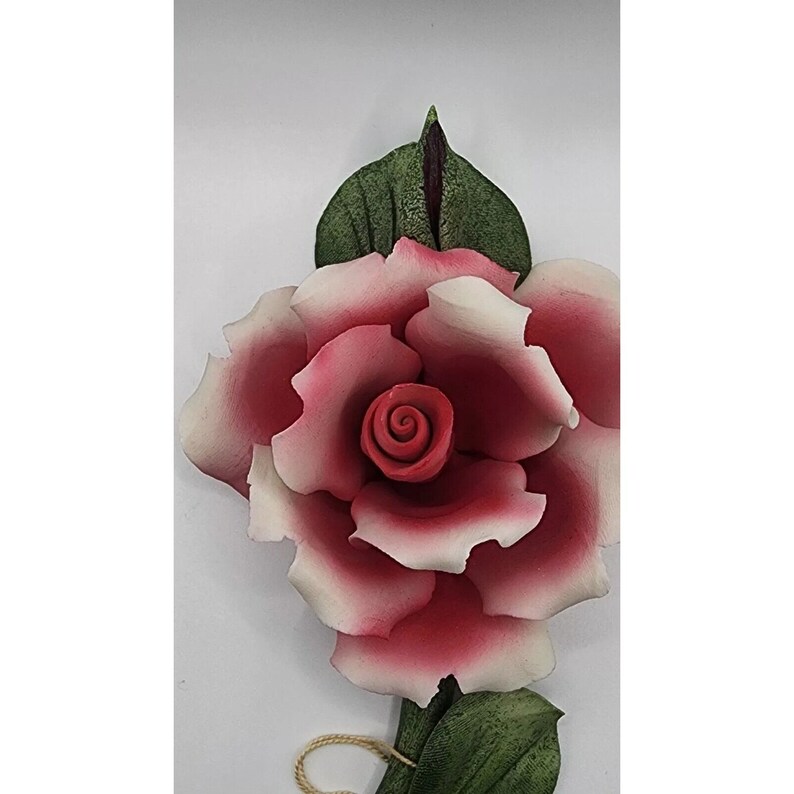 DEA CAPODIMONTE Napoli Porcelain Flower Hand Made in Italy With Tag ...