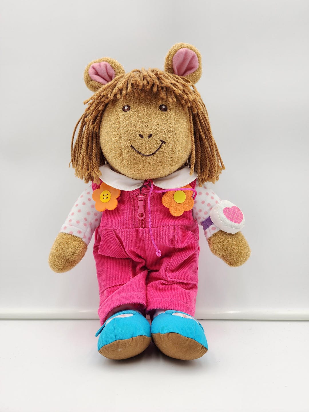 1996 Playskool Arthur D.W. Dress Me Plush Doll – 12" Marc Brown PBS ...