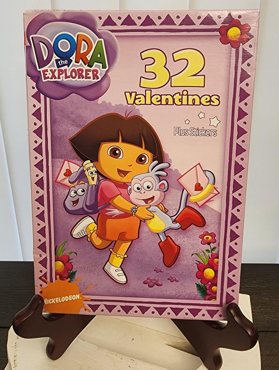 NOS Dora the Explorer Valentines Day Cards With Stickers 32 Count New ...