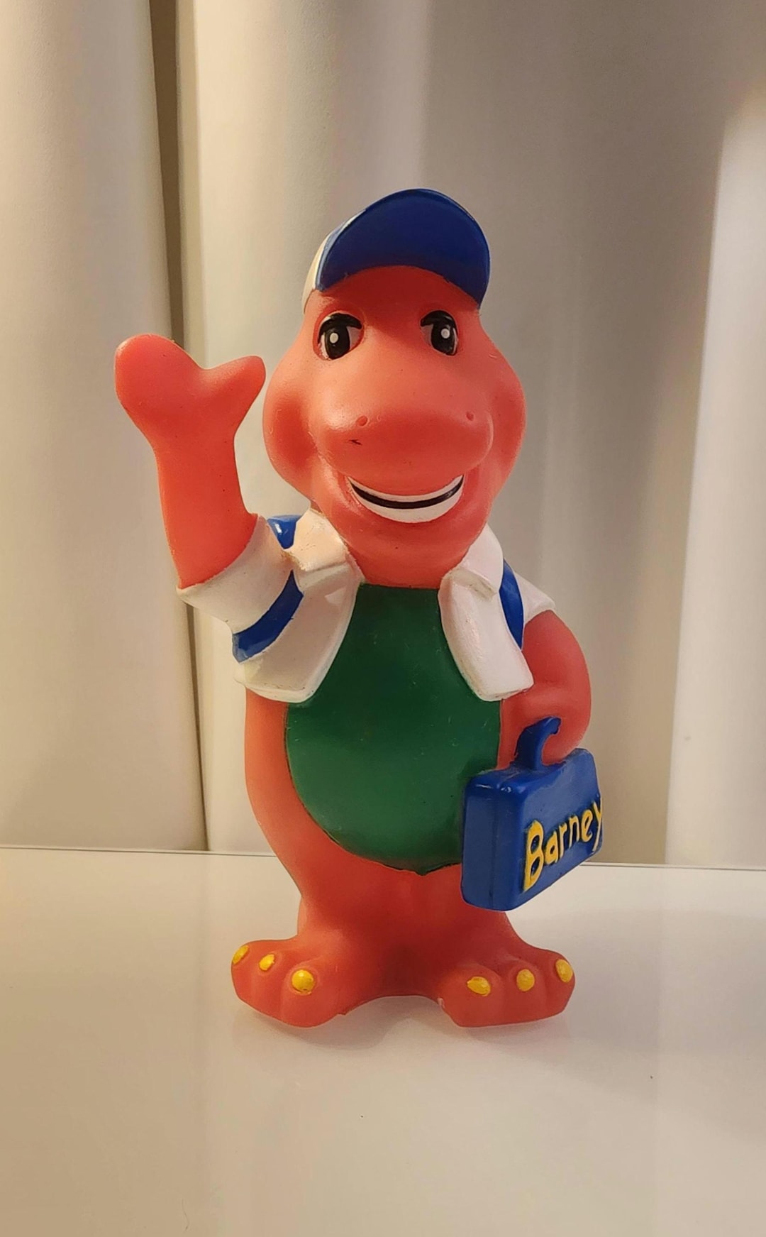 Vintage 1992 Barney Piggy Bank - Back to School - Barney the Purple ...