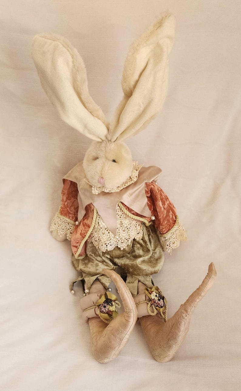 Mark Roberts 28” Plush Bunny – Alice in Wonderland Style, Vintage ...