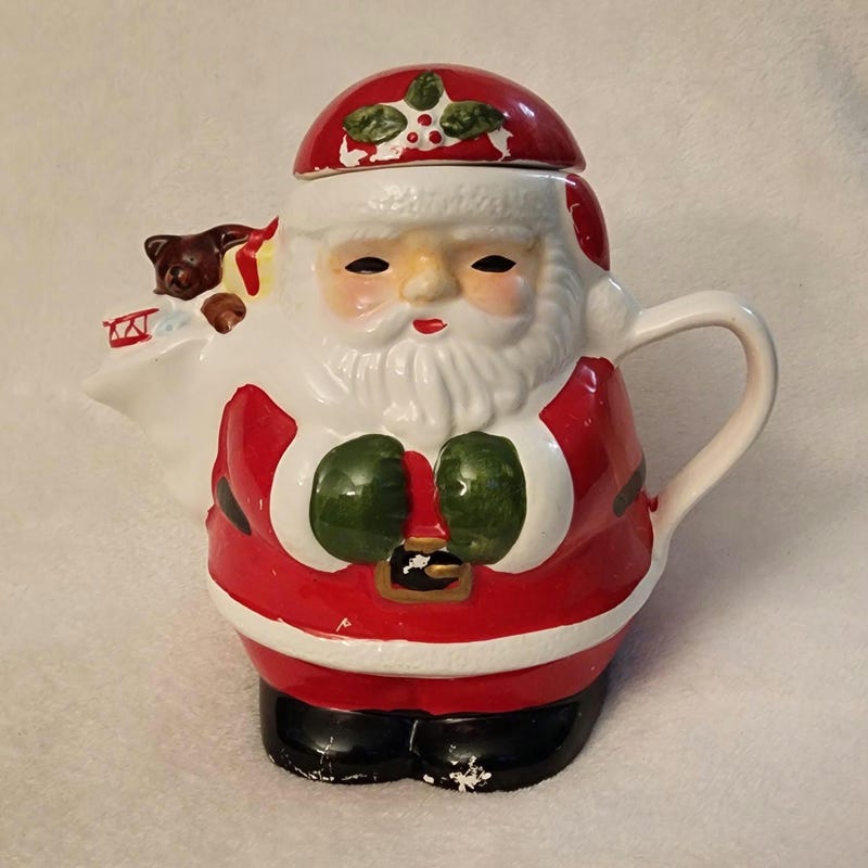 Christmas Teapot - Etsy