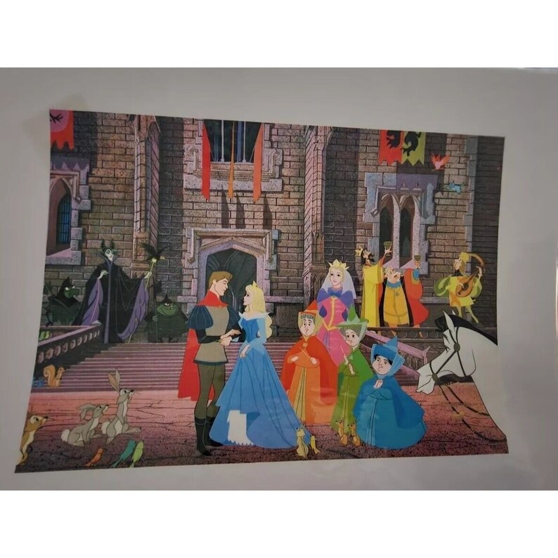 Disney Store Sleeping Beauty Exclusive Commemorative Lithograph Print ...