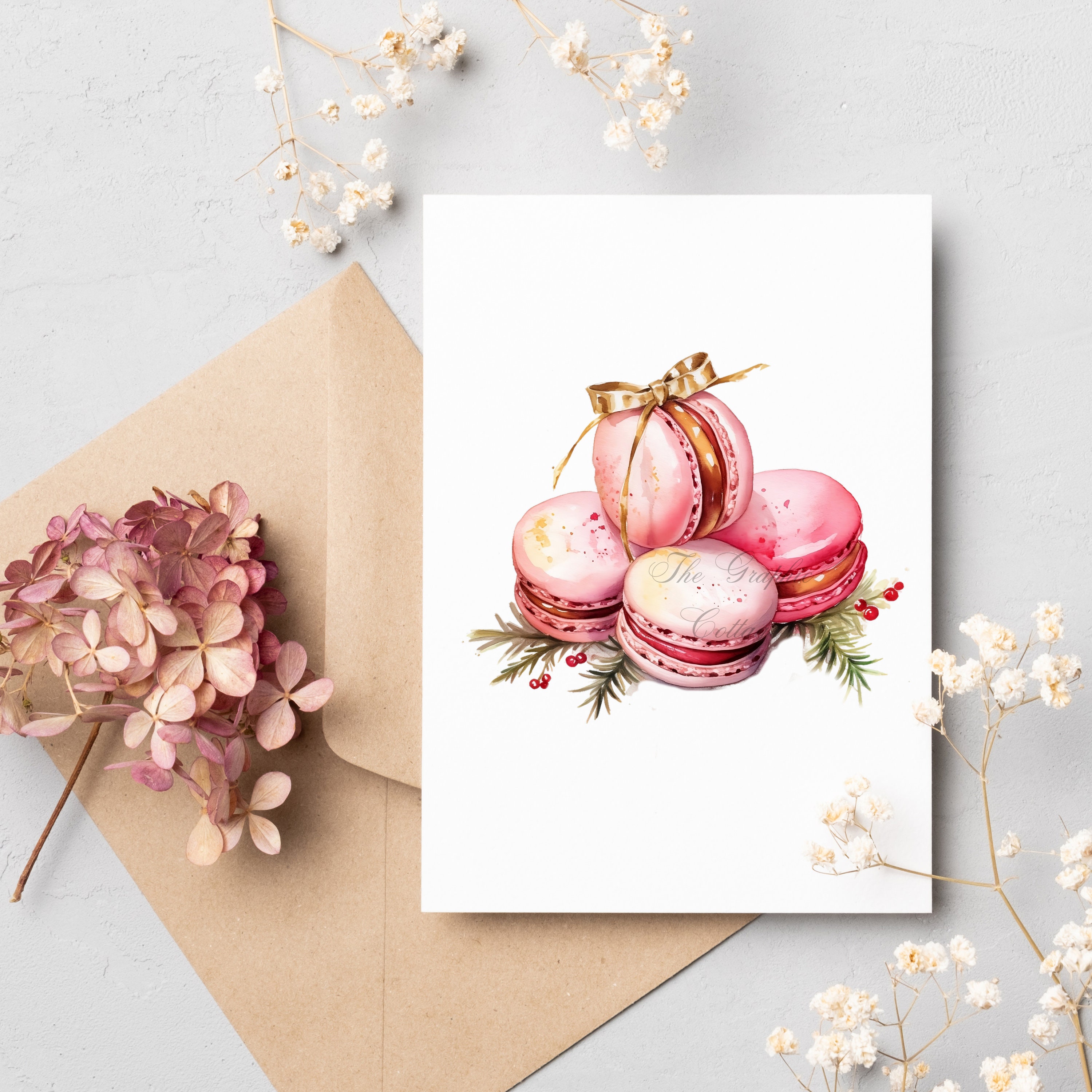 Sweet Treats Watercolor Clipart, Christmas Dessert, Watercolor Sweets ...