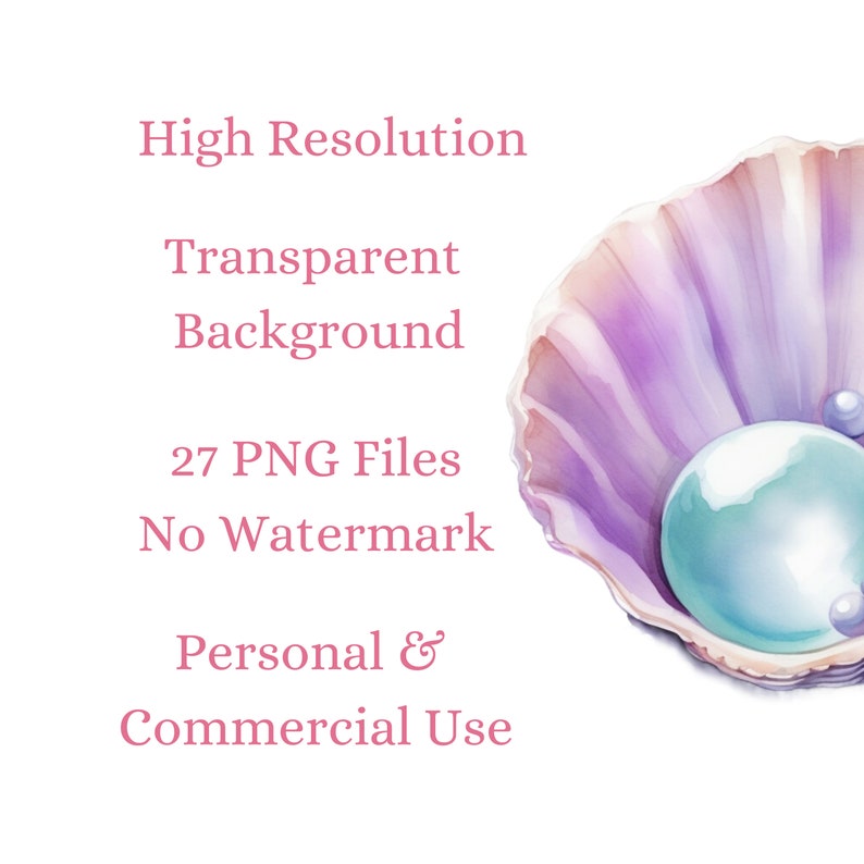 Watercolor Mermaid Clipart, Mermaid Clipart, Princess Birthday, Mermaid ...