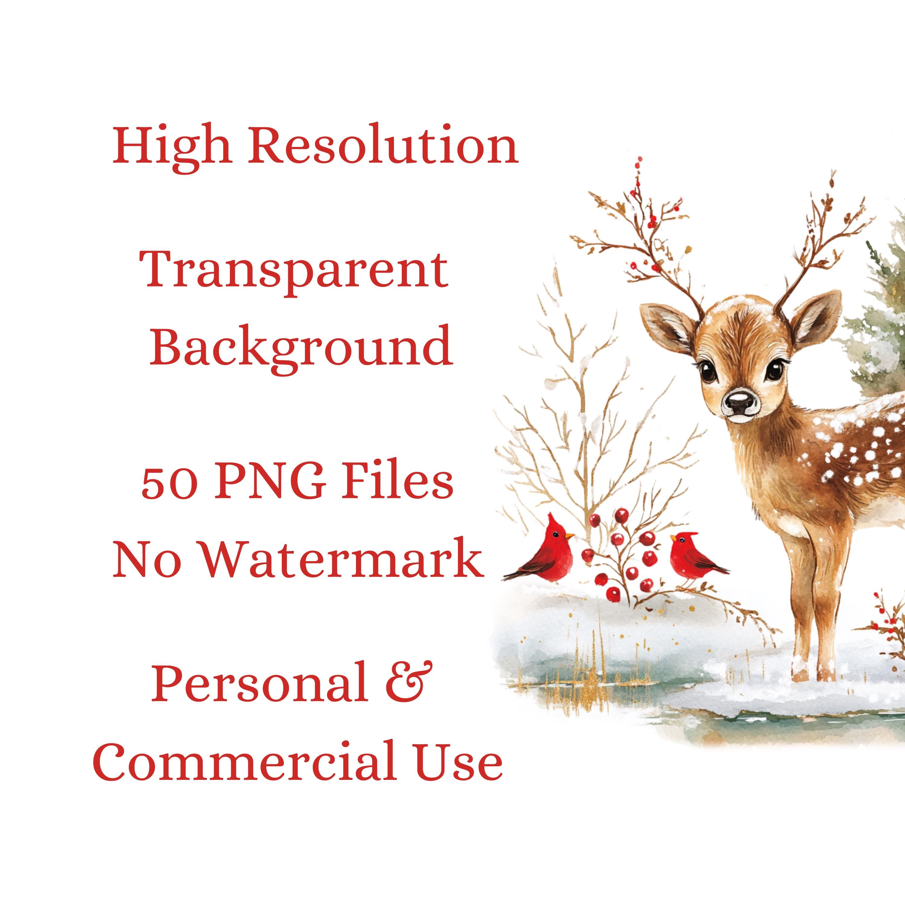 Watercolor Christmas or Happy Holidays, Holiday Glow, Decorated Cabin ...