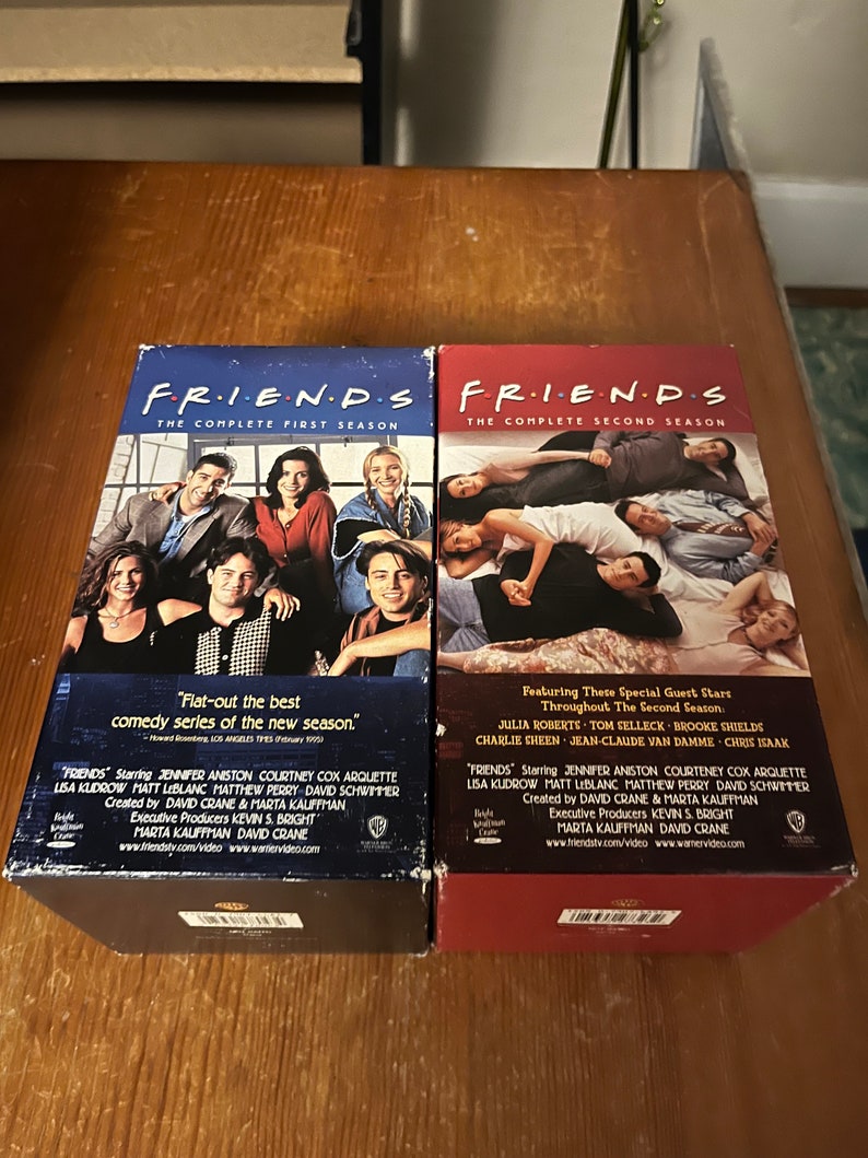 Friends: Seasons 1 & 2 VHS Box Set - Etsy