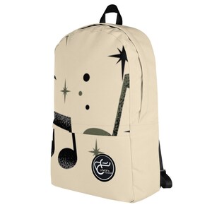 Backpack - Music Notes Tan - Etsy