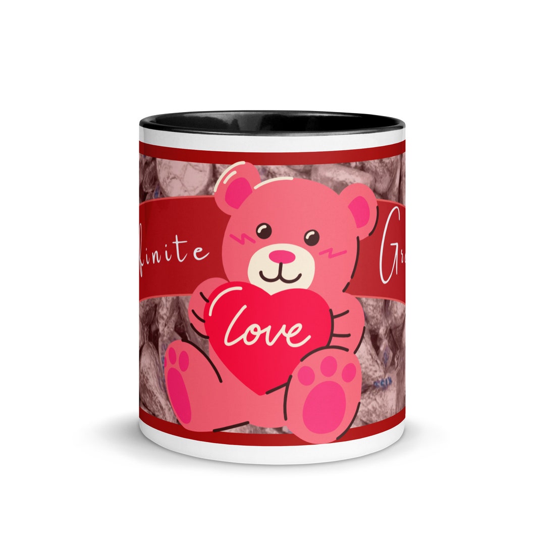Mug With Color Inside - Infinite Love Grows - Etsy