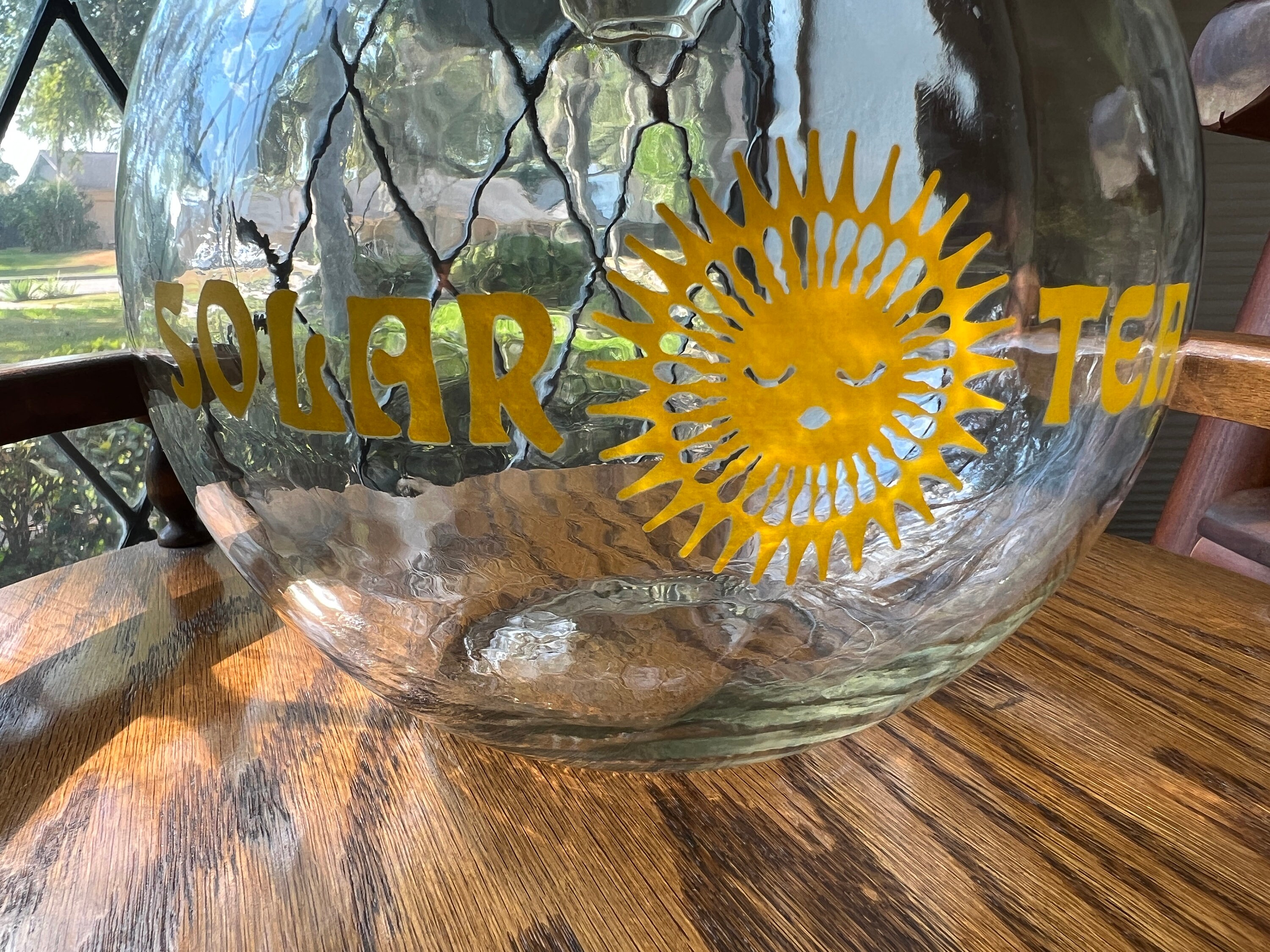 Vintage 1 Gallon Round Glass Solar Tea Jar Vintage Sun Tea - Etsy