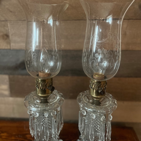 Antique Hurricane Lamps - Etsy