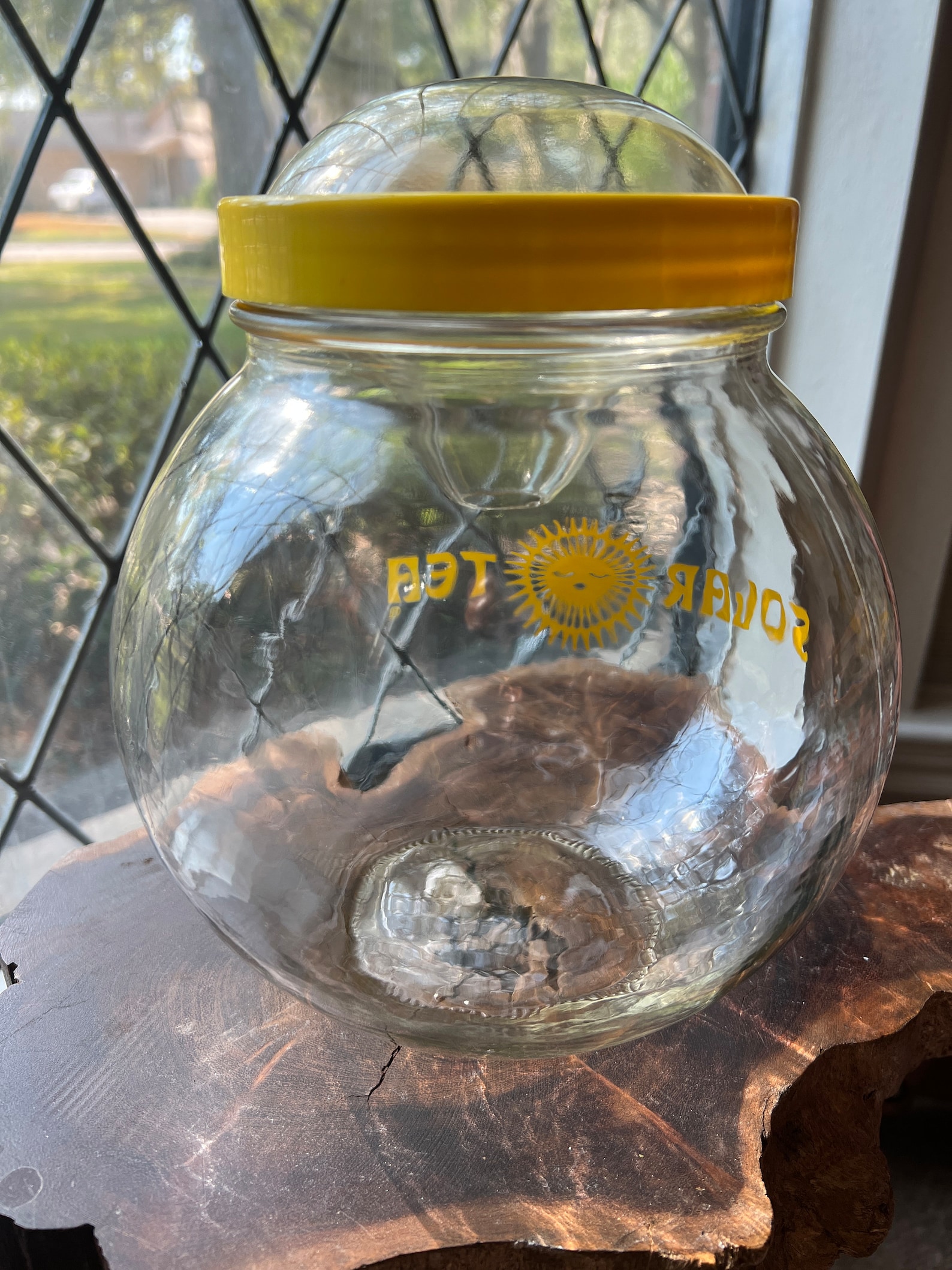 Vintage 1 Gallon Round Glass Solar Tea Jar Vintage Sun Tea - Etsy