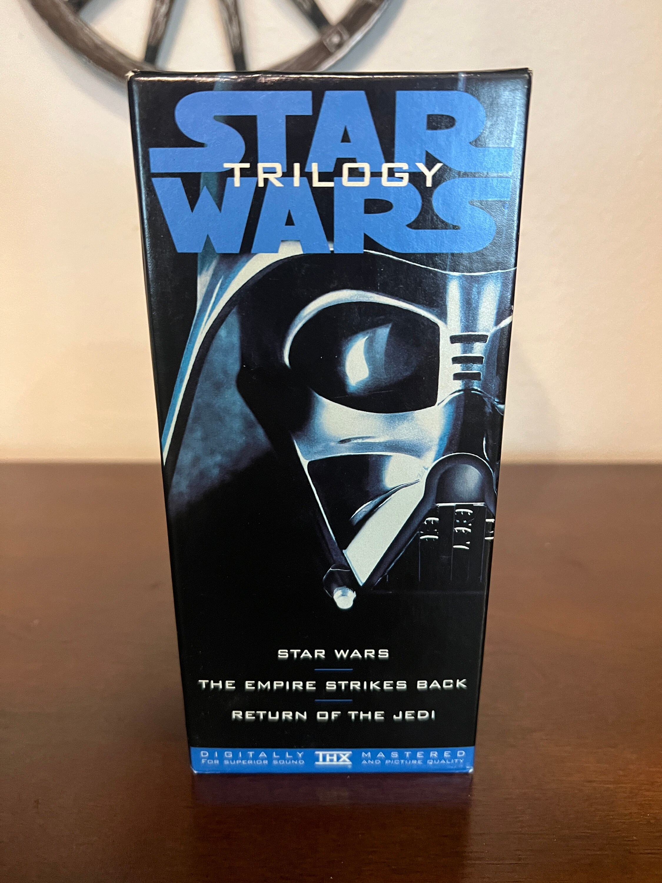 1995 Star Wars Trilogy VHS 3 Tape Box Set THX Digitally Mastered Tapes ...