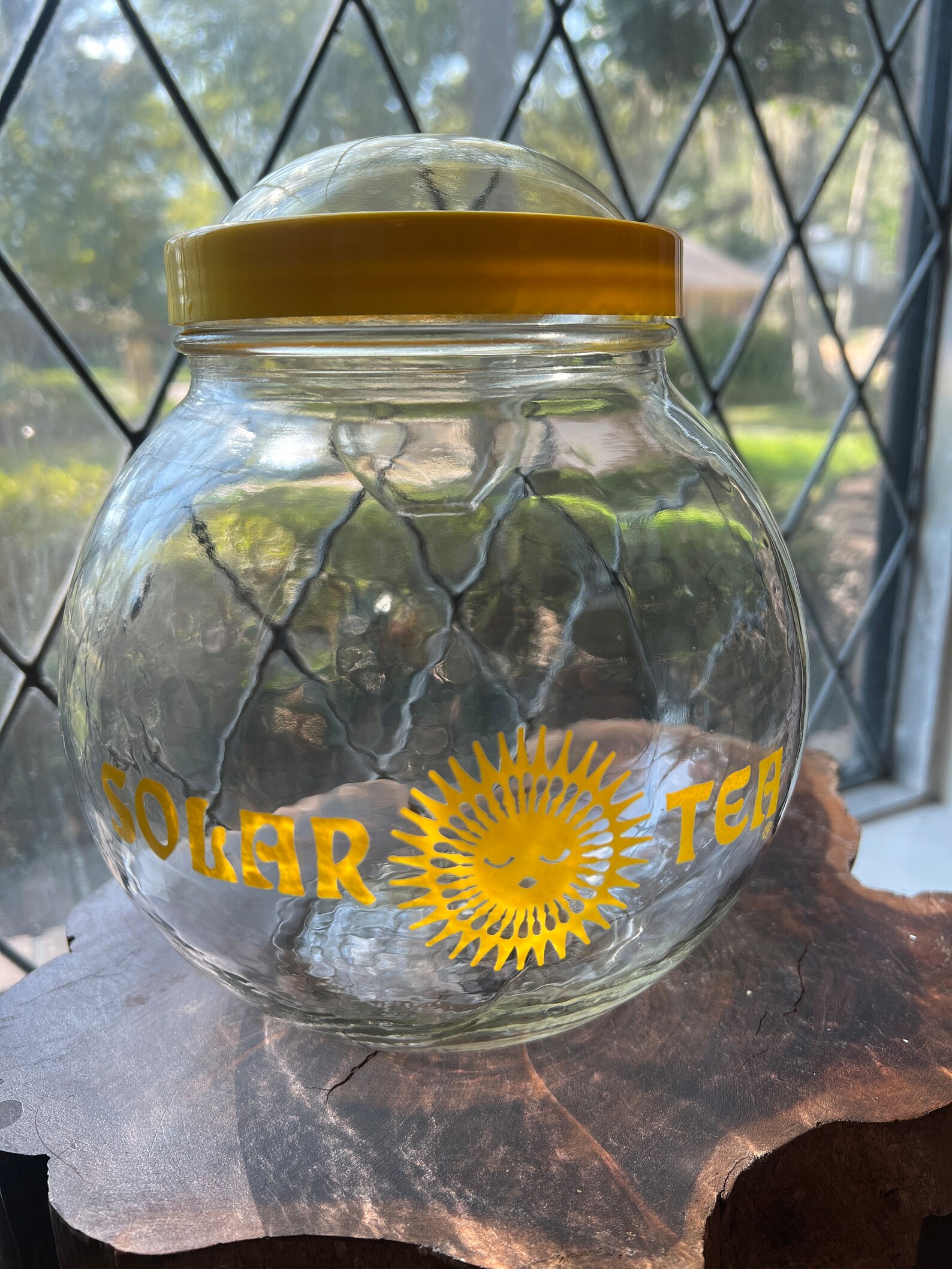 Vintage 1 Gallon Round Glass Solar Tea Jar Vintage Sun Tea - Etsy