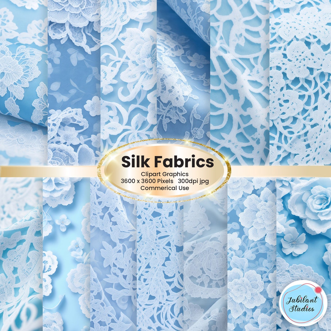 Lace Clip Art, Blue Lace Fabric Texture, Seamless Blue Lace Flowers ...