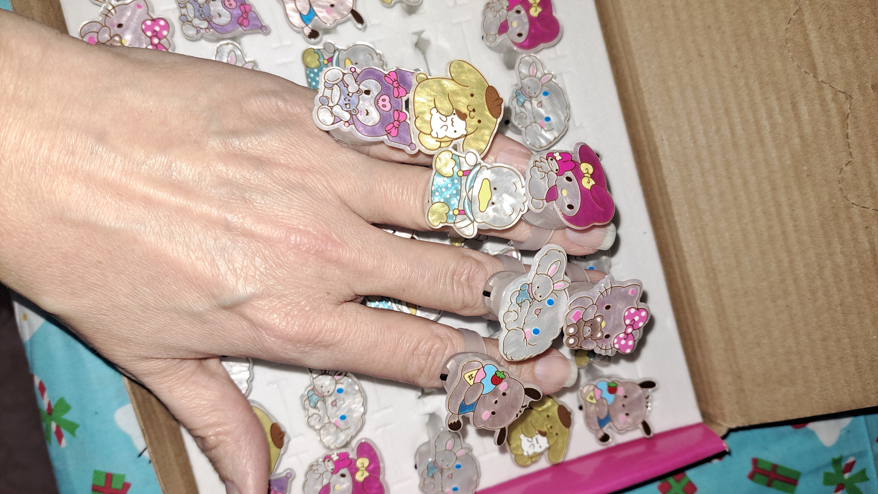 Light up Sanrio Rings - Etsy