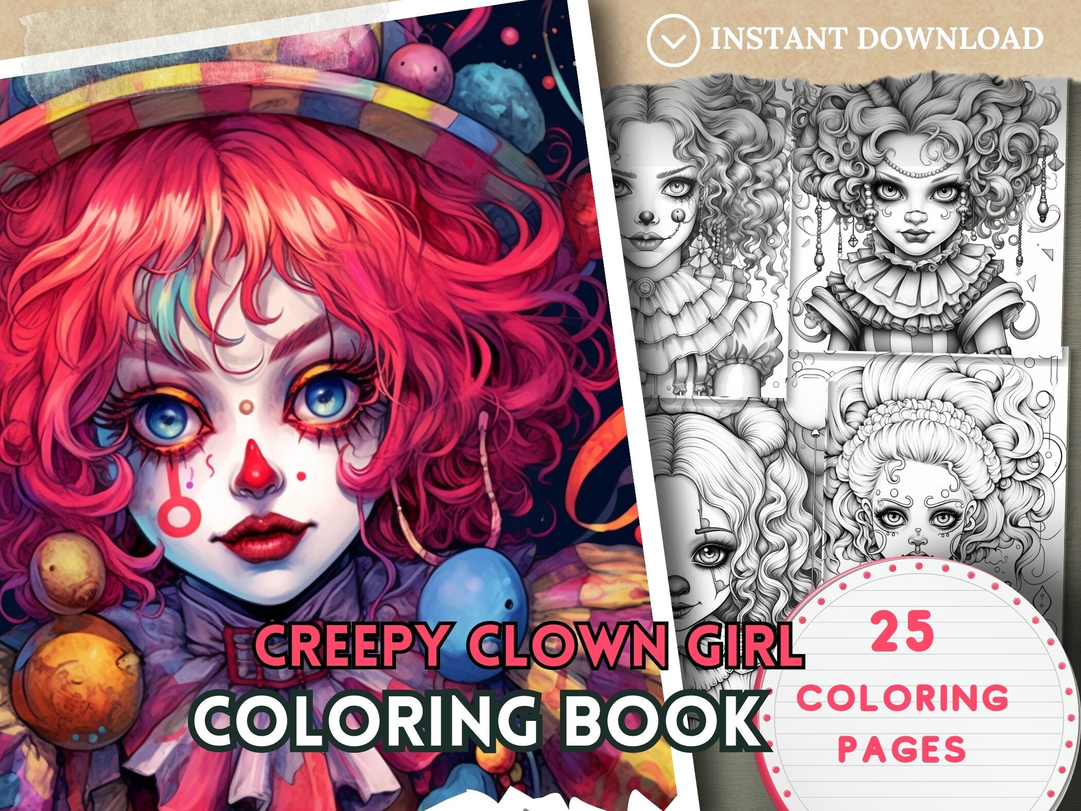 Creepy Girl Clowns