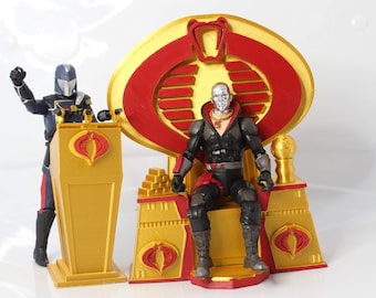 Gi Joe Throne for Cobra Commander Destro for Classified Series - Etsy