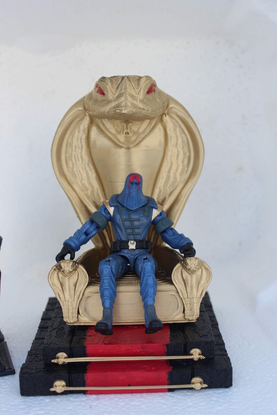 GI Joe 3d Printed Throne & Podium Cobra Commander Destro for 3.75 Inch ...