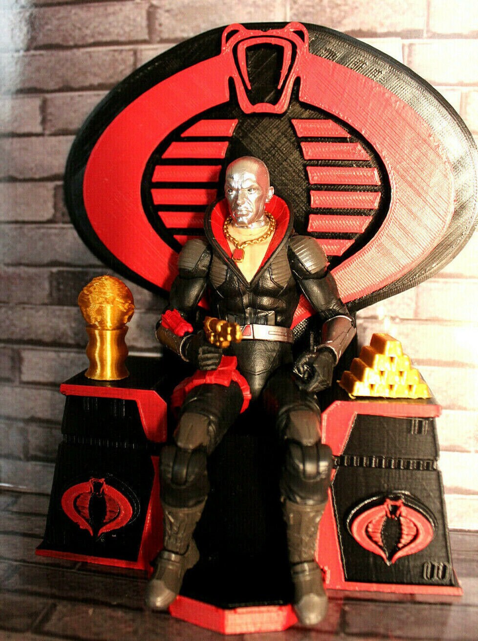 Gi Joe Throne for Cobra Commander Destro for Classified Series - Etsy