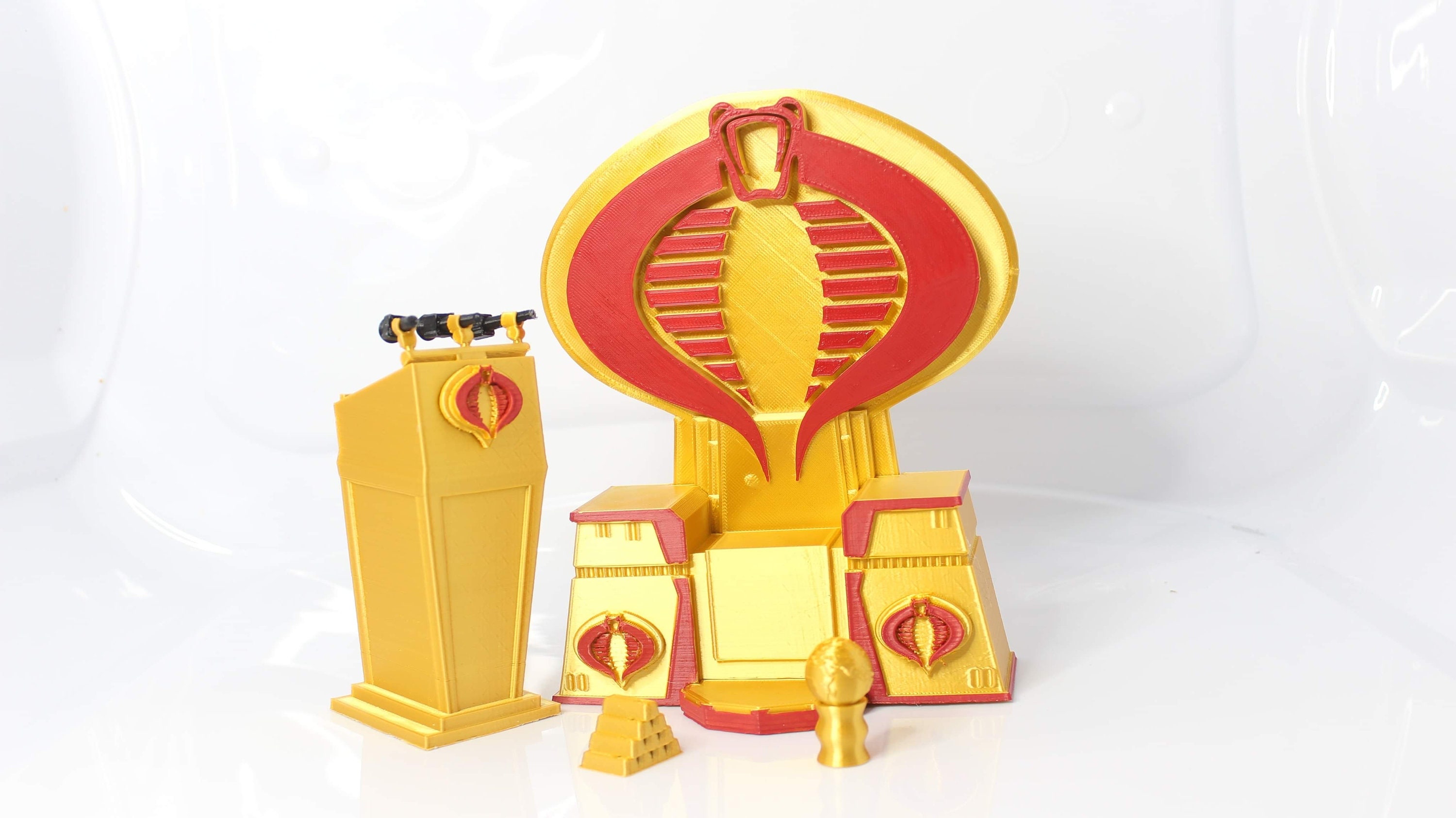 Gi Joe Throne and Podium for Cobra Commander Destro for Classified ...