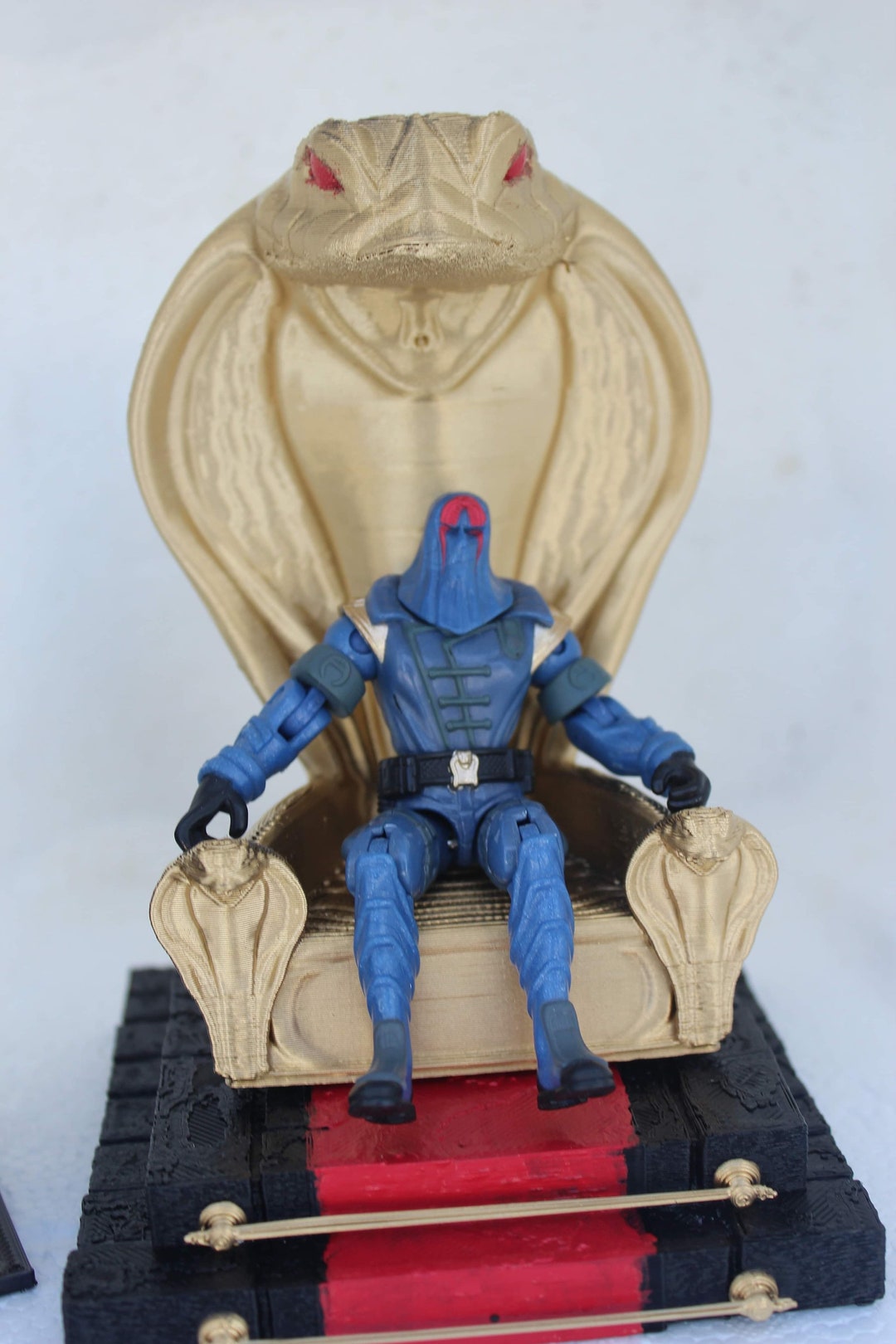 Gi Joe 3d Printed Throne Cobra Commander Destro for 3.75 Inch - Etsy