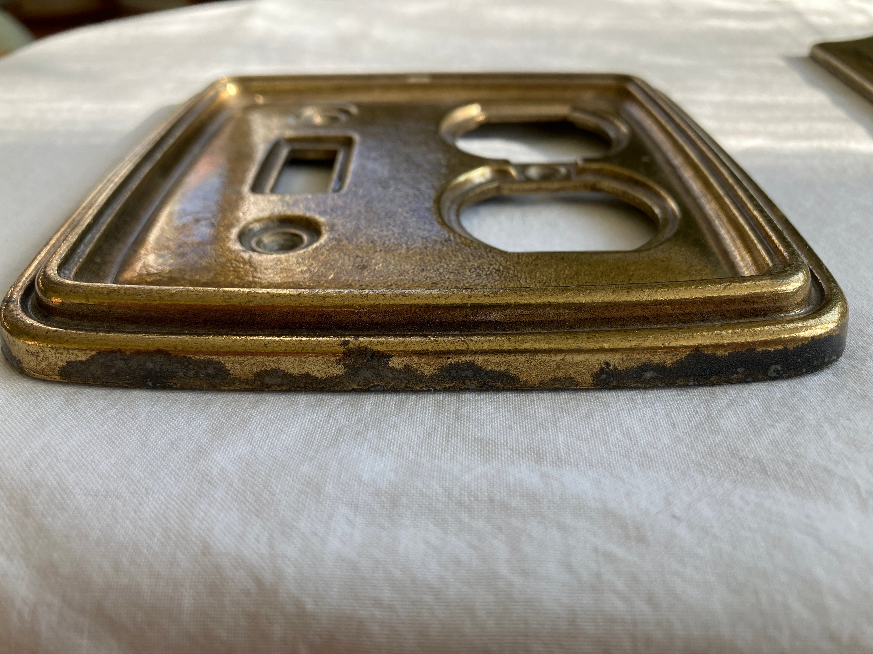 Vintage Bronze Switch Covers/outlet Cover Matching Set of 3 - Etsy