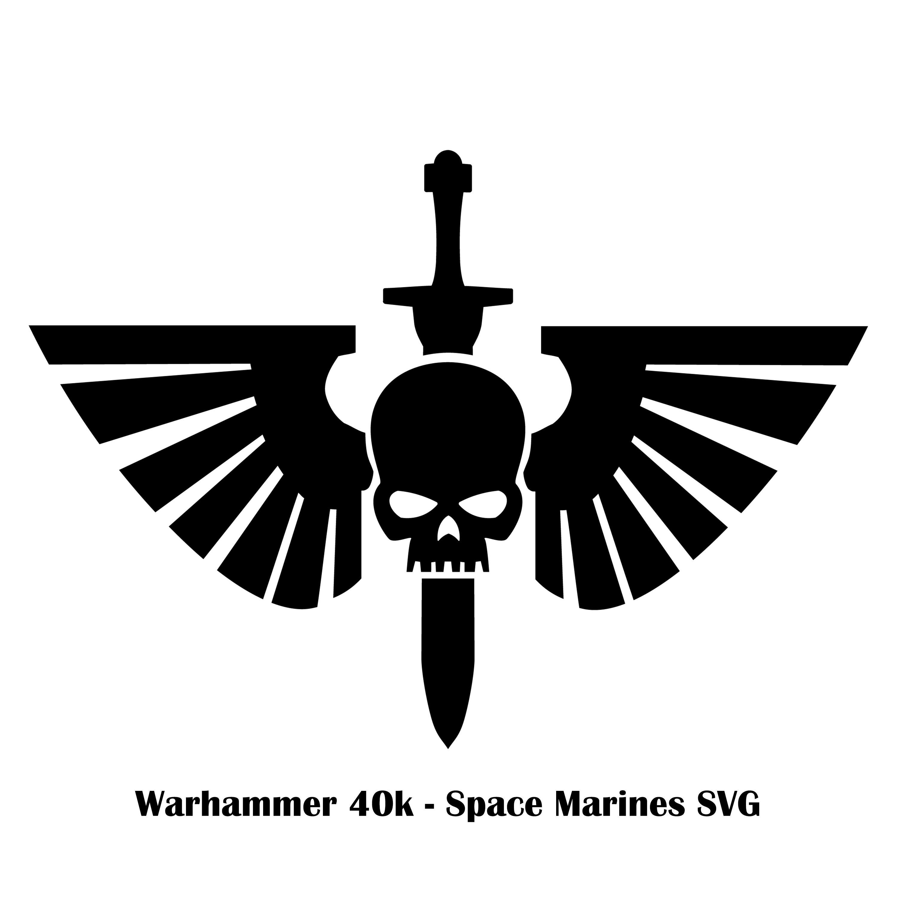W40k Space Marines Logo SVG File Digital Download - Etsy Australia